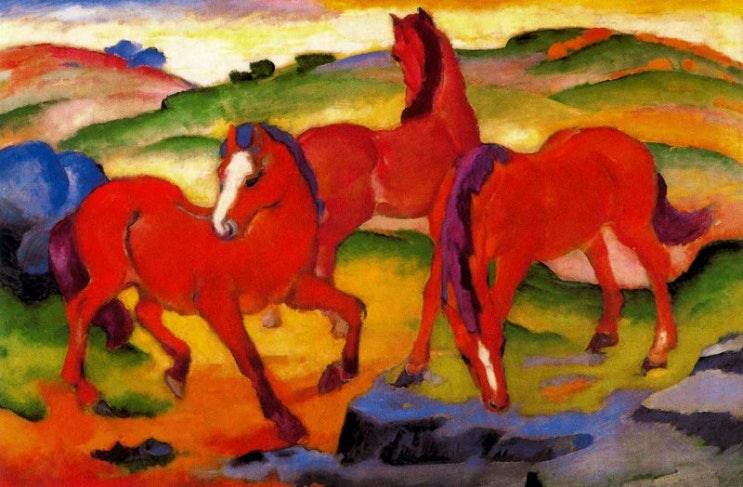 Artwork Replica untitled (5590) by Franz Marc (1880-1916, Germany) | WahooArt.com