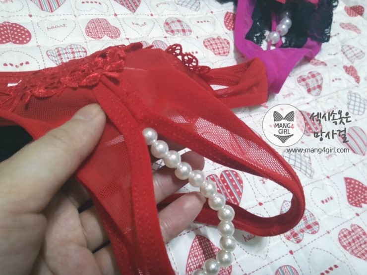 갈라팬티중에 특이한 망사 구슬팬티에요~ 네이버 블로그