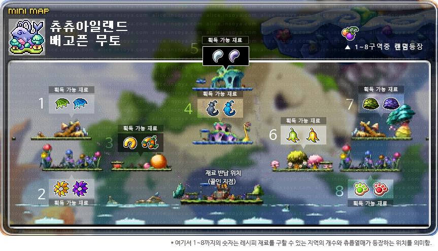 메이플스토리 츄츄 아일랜드 일일 퀘스트 배고픈 무토 공략 And 무토 레시피 정리 네이버 블로그