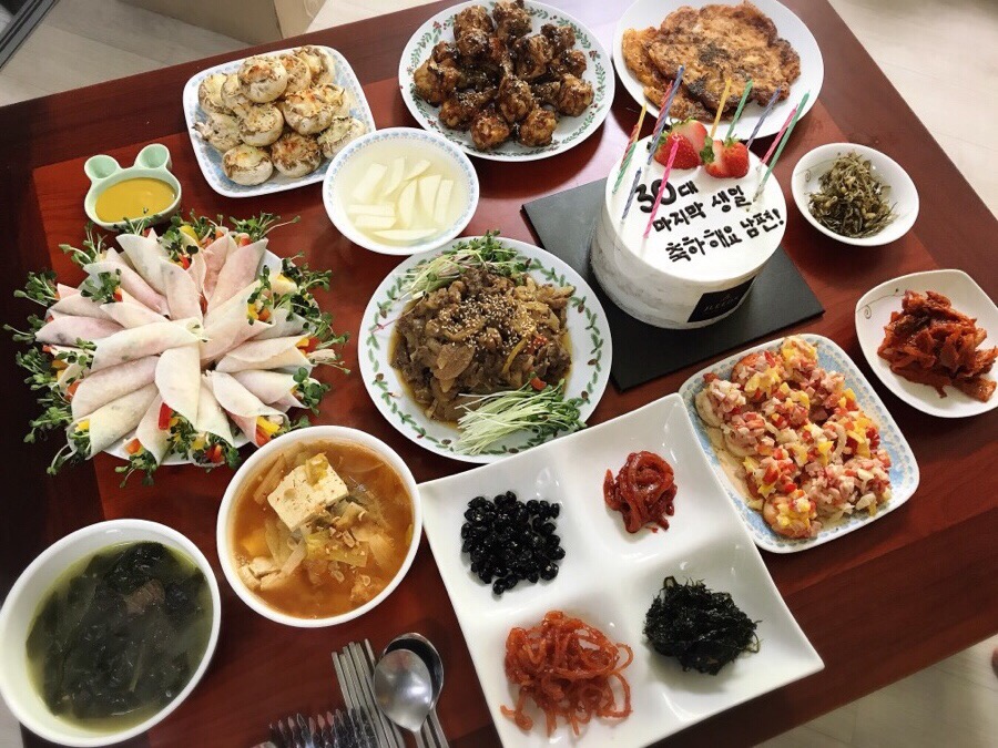 생일상차리기 남편생일상차림 메뉴 생일축하해요 네이버 블로그